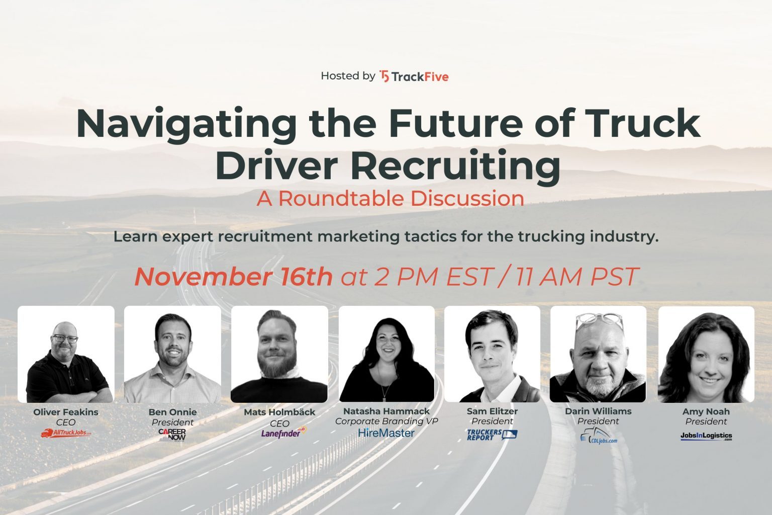 TrackFive Hosts Trucking Recruitment Roundtable - TrackFive